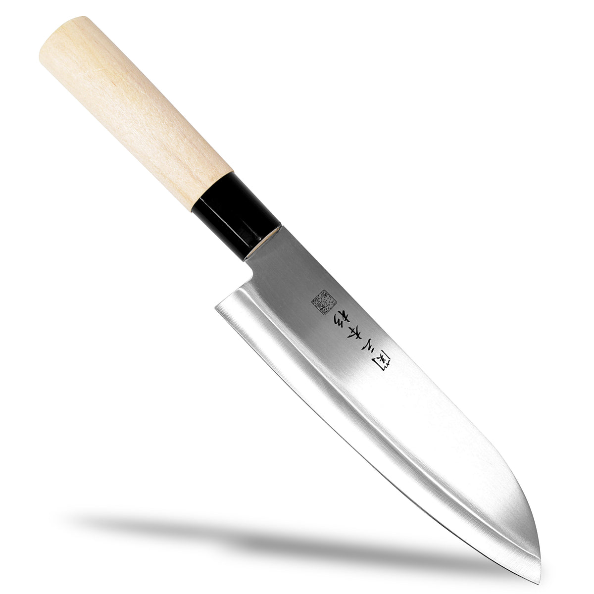 Seki Sanbonsugi Japanese Santoku Knife 6.5 inch (165mm) - Japanese Sta ...
